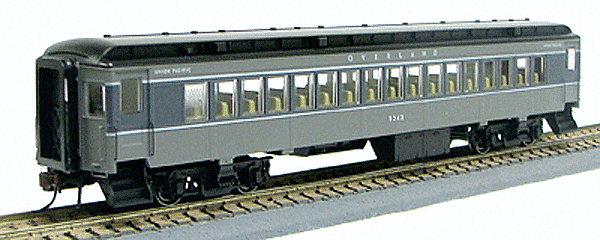 Con-Cor - Heavyweight 65' Branchline Coach w/Lights - Ready to Run ...