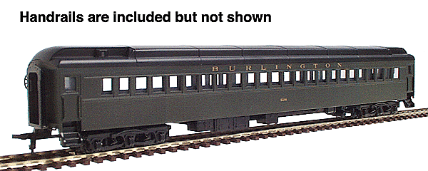 IHC - Heavyweight Coach - Chicago, Burlington & Quincy (Pullman Green ...