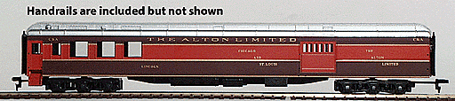 IHC - Heavyweight Combine - Chicago & Alton "The Alton Limited" - 348-49132