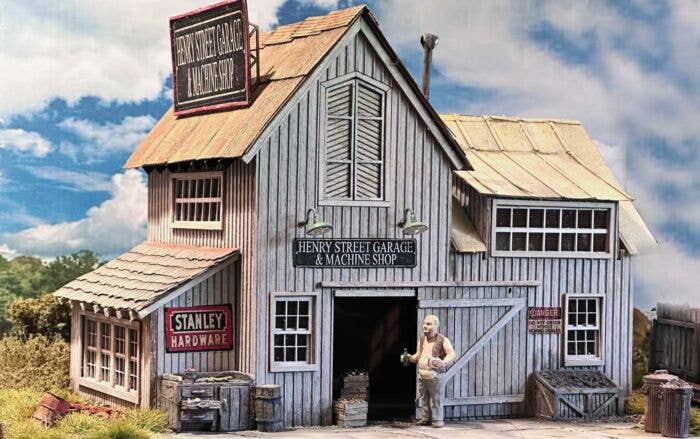 Bar Mills - Henry Street Garage - Laser-Cut Wood Kit - 171-114