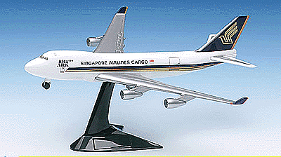 Herpa - Herpa Wings Aircraft - Assembled - Boeing 747-400 F Singapore Airlines - 326-500869