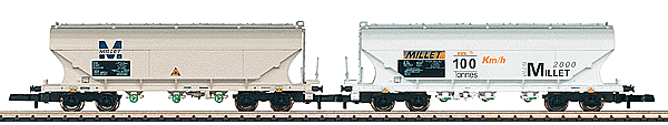 Marklin - High-Capacity Covered Hopper 2-Pack - Millet; 1 Each SNCF ...