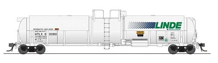 BLI - High-Capacity Cryogenic Tank Car - Ready to Run - Linde (white ...