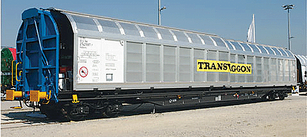 Trix - High-Capacity Sliding-Wall Boxcar - German Federal Railway - 739 ...