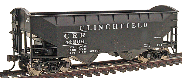 Atlas Trnm - HO Trainman(R) 2-Bay Offset Side Hopper - Round End ...