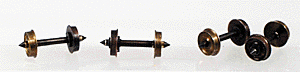 NWSL - HOn30 Pointed .615 Axle Nickel-Silver Wheelset - 20"/64 Joe ...