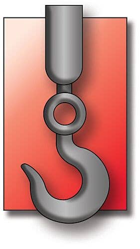 JV Model - Hooks - 10 Scale Inches (unpainted) - 345-8483