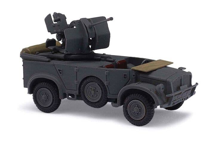 Busch - Horch 108 Typ 40 Truck w/Gun - Assembled - German Army (gray ...