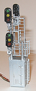 NJ Intl - House Mast Combination Signals - All Brass - Three Head, Bi ...