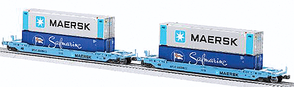 Lionel - Husky Stack - Maersk, pkg(2) - 434-627702