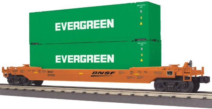 MTH - Husky Stack Intermodal Well Car - 3-Rail - Ready to Run ...