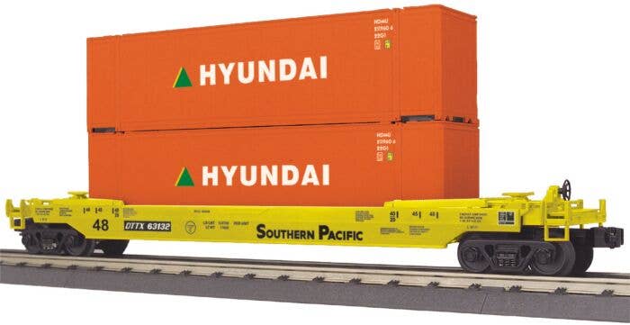 MTH - Husky Stack Intermodal Well Car - 3-Rail - Ready to Run ...