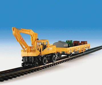 Kibri - Hy-Rail Vehicles - Nonpowered - Atlas Excavator - w/Shovel ...