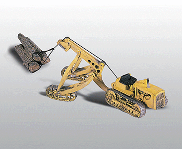 Woodland - Hyster Logging Cruiser Crawler Tractor w/Tracked Log Carrier ...