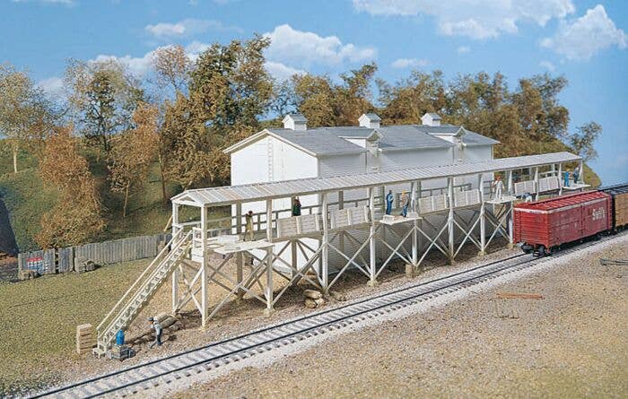 Walthers - Icehouse and Platform - Kit - 18-1/2 x 6-1/4" 46.9 x 15.8cm ...