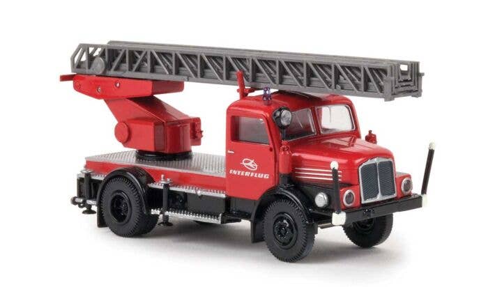 Brekina - IFA S 4000-1 DL 25 Fire Ladder Truck - Assembled - Interflug ...