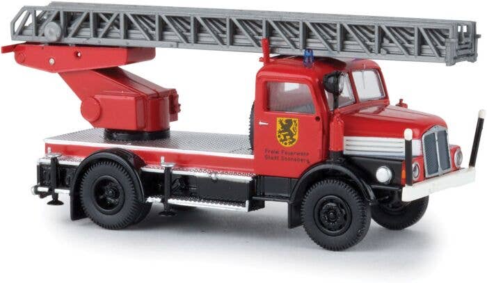 Brekina - IFA S 4000-1 DL 25 Fire Ladder Truck - Assembled - Sonneberg ...