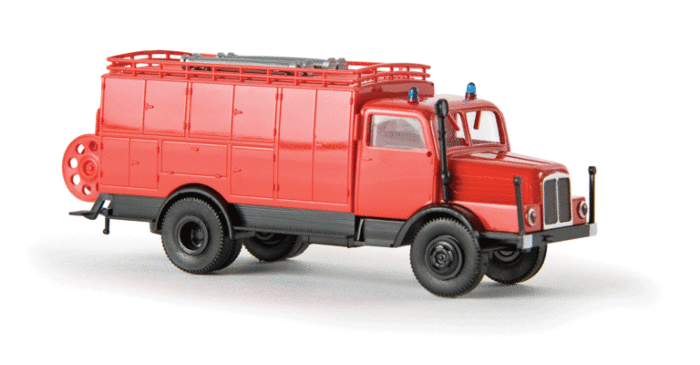 Brekina - IFA S 4000-1 SKW 14 Fire Truck - Assembled - Fire Department ...