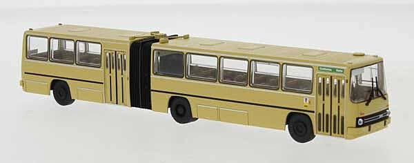 Brekina - Ikarus 280.03 Articulated City Bus - Assembled - BVG (yellow ...