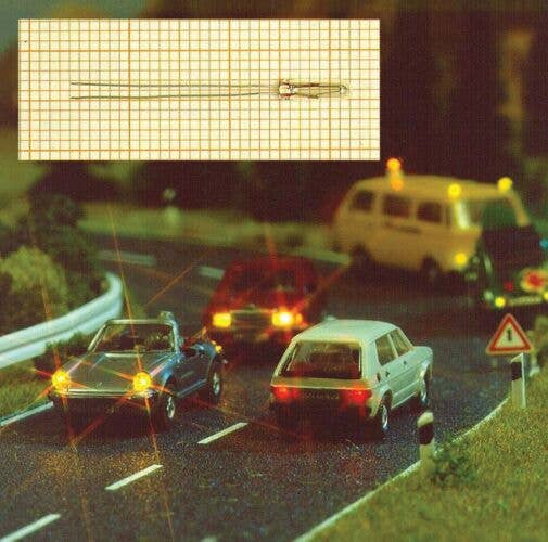 Busch - Incandescent Light Bulb - Clear 3/32" 2.2mm Diameter x 1/4" 6 ...