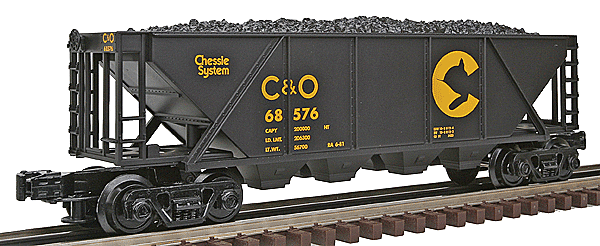 IndustRail - Industrial Rail(R) O-27 4-Bay Coal Hopper, 3-Rail ...