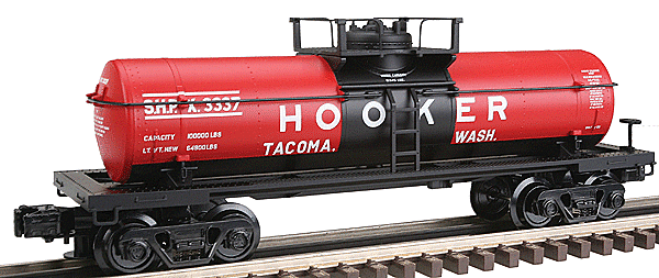 IndustRail - Industrial Rail(R) O-27 Tank Car, 3-Rail - Hooker (red ...