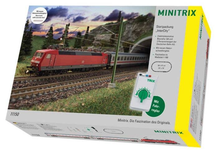 Trix - Intercity Passenger Train Starter Set - Standard DC - Minitrix ...