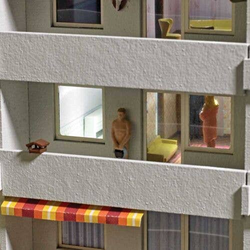 Busch - Interior Furnishing Detail Set - Sofa, Entertainment Center ...