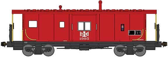 Bluford - International Car Bay Window Caboose Phase 4 - Ready to Run ...