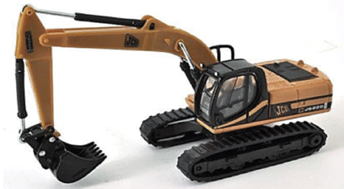 Herpa - JCB JS220LC Tracked Excavator - Yellow, Black - 326-6516
