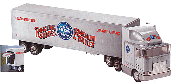 Lionel - K-Line by Lionel Tractor & Trailer - Ringling Bros and Barnum ...