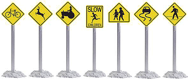 Lionel - K-Line by Lionel Warning Signs w/Removable Bases - Set of 12 ...