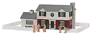 K-Line - K-Lineville(R) Building Kits - Colonial House - 401-4050