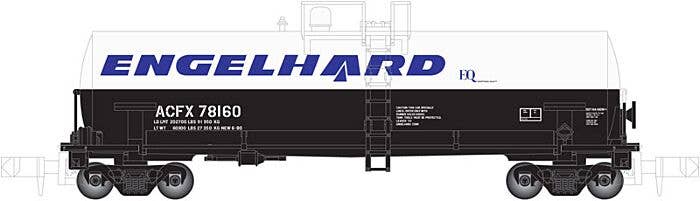 Atlas - Kaolin Tank Car - Ready to Run - Engelhard #71990 (white, blue ...