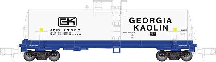 Atlas - Kaolin Tank Car - Ready to Run - Georgia Kaolin #75796 (white ...