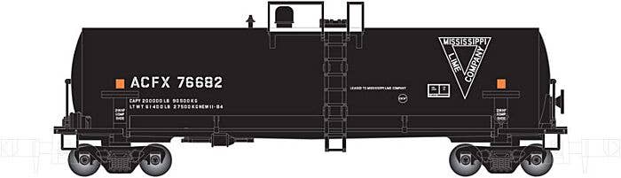 Atlas - Kaolin Tank Car - Ready to Run - Mississippi Lime #76684 (black ...