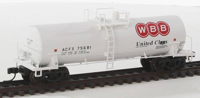 Atlas - Kaolin Tank Car - Ready to Run - WBB United Clays #75681 (white ...