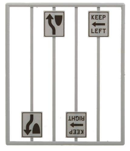 Tichy - Keep Left & Right Signs - pkg(8) - 293-2067