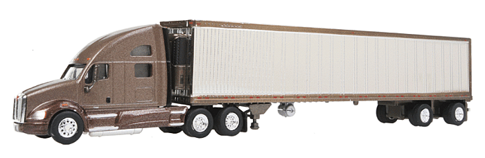 TnS - Kenworth T700 w/Spread-Axle Reefer Van Trailer - Assembled ...