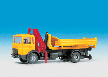 Kibri - Kibri 50th Anniversary Model Kits - MAN 2-Axle Flatbed w/Crane ...