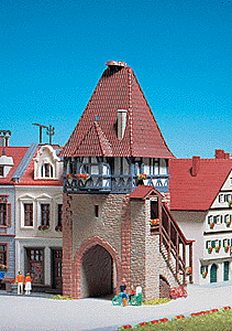 Kibri - Kibri 50th Anniversary Model Kits - City Tower Upper Gate 3-5/8 ...