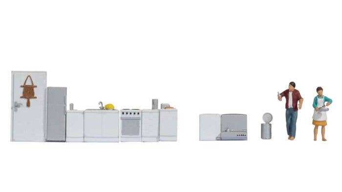 Noch - Kitchen Themed Figures SetÊ - 2 Figures & Kitchen Furniture ...