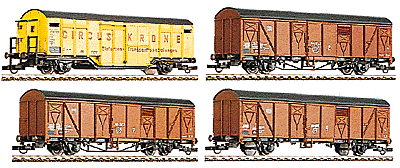 Roco - Krone Circus Boxcar Set - 625-44009