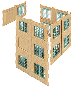 Walthers - Large Walls w/Single Large Arched Window - Cornerstone ...