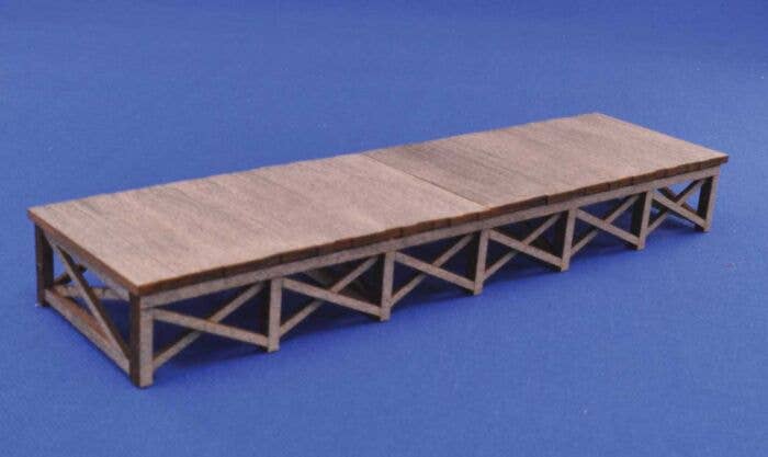 Blair Line - Laser-Cut Wood Kit - Loading Dock - 5-3/4 x 1-1/2" 14.6 x ...
