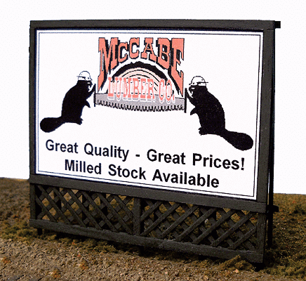 BTS - Lattice-Base Wood Billboard - Kit (Laser-Cut Wood) - McCabe ...