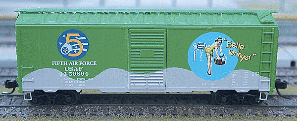 Deluxe - Liberty Squadron Series AAR 1944 40' Boxcar w/WWII Nose Art ...