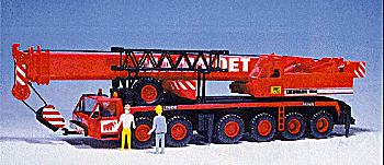 Kibri - Liebherr Telescopic Crane w/Jib - Red - 405-10544