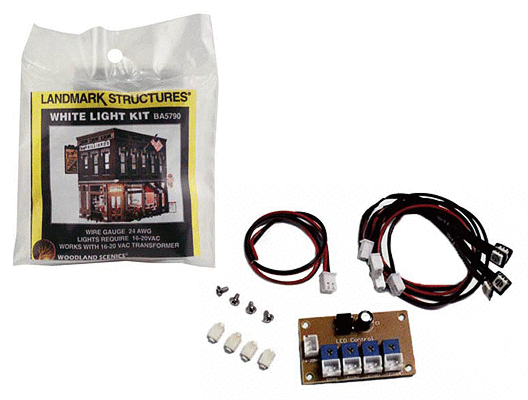 Woodland - Lighting Kit for O Scale Built-&-Ready(R) Structures - White ...