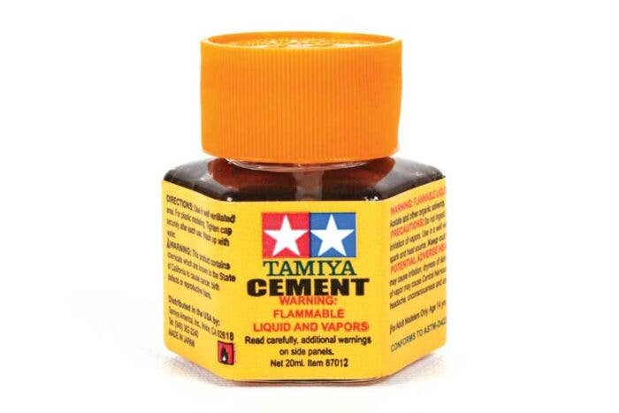 Tamiya - Liquid Plastic Cement with Brush Cap - 2/3oz 20mL - 865-87012